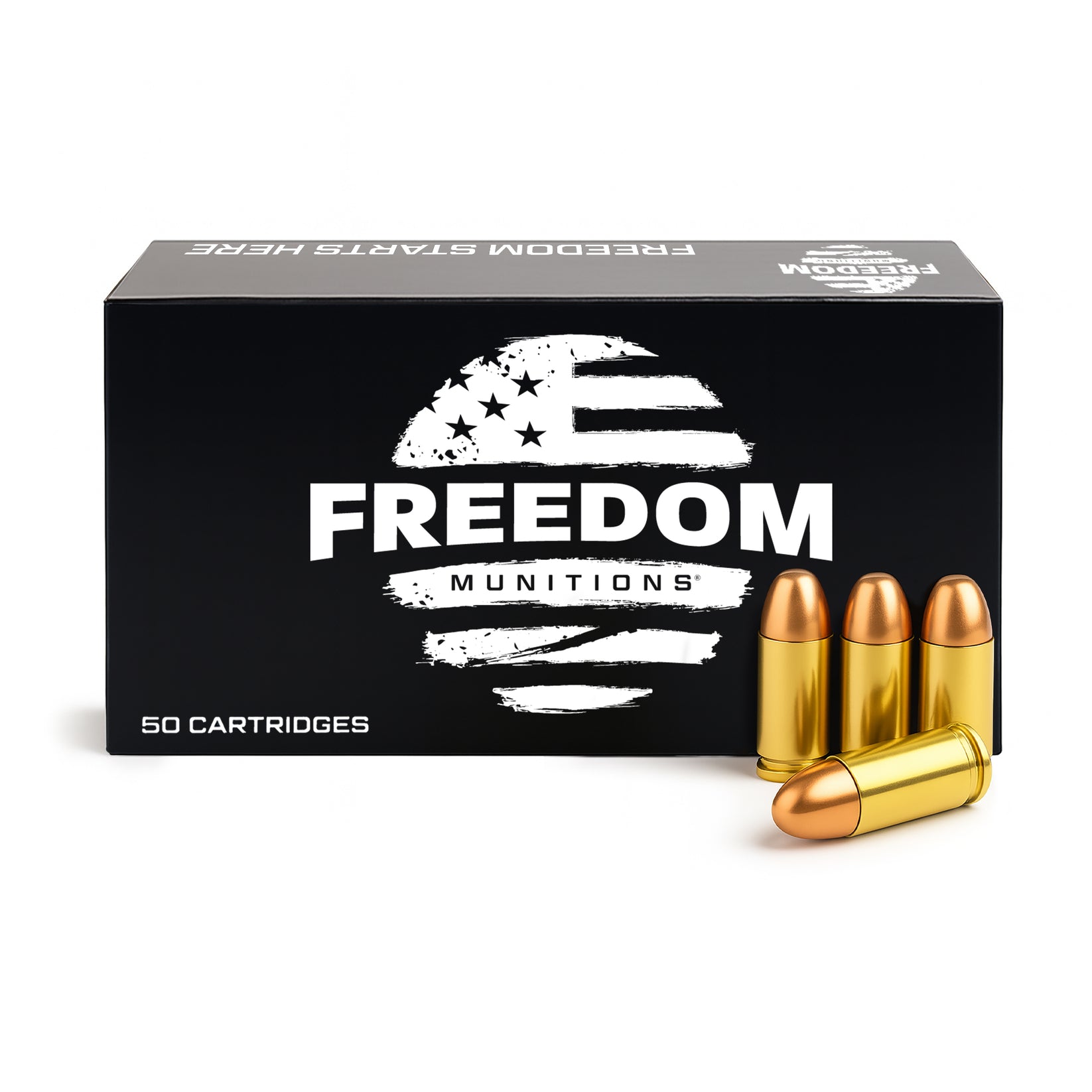 Freedom 9mm Luger 147 gr Round Nose (RN) Reman – Freedom Munitions