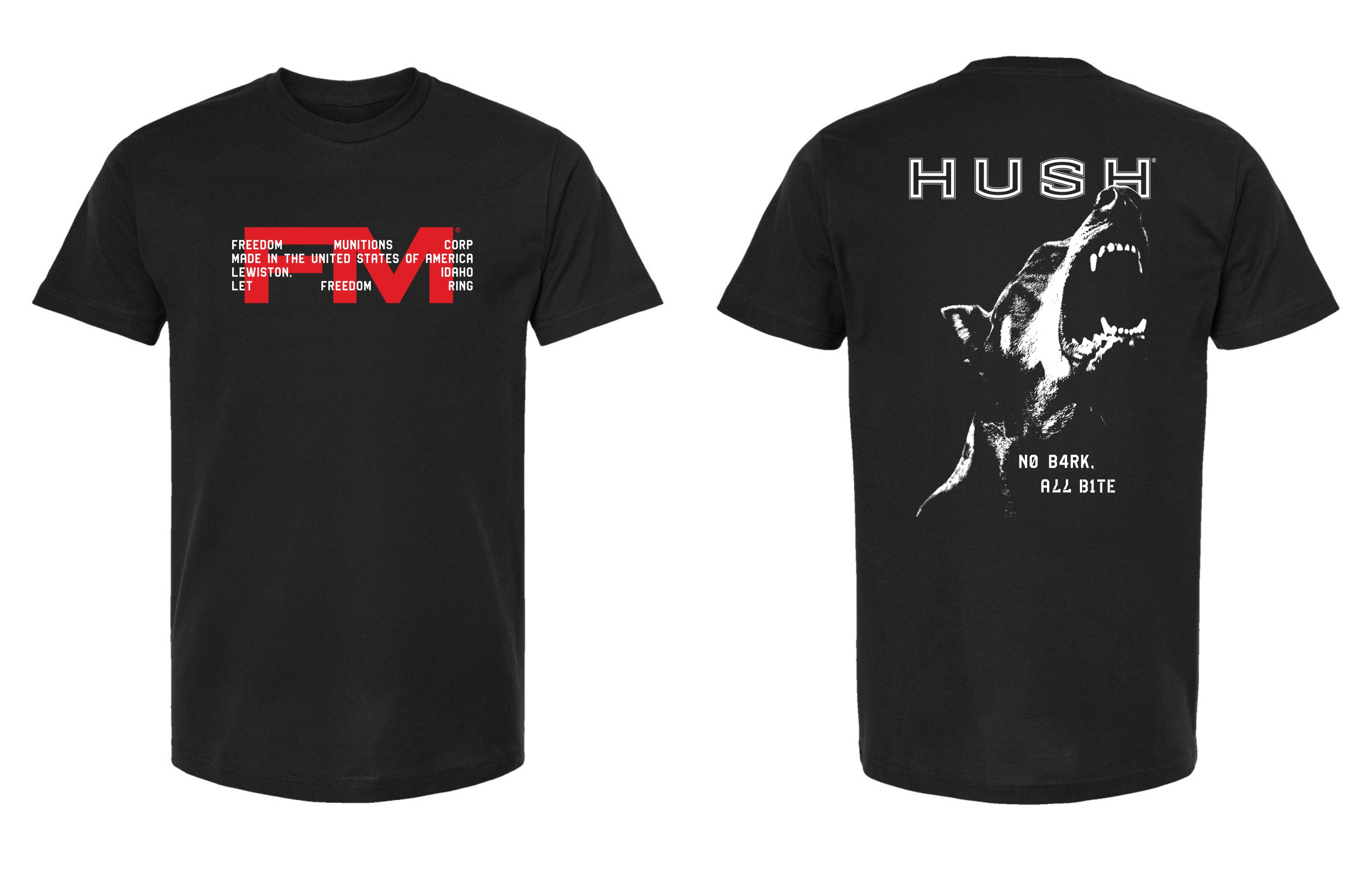 Freedom HUSH All Bite Tee – Freedom Munitions